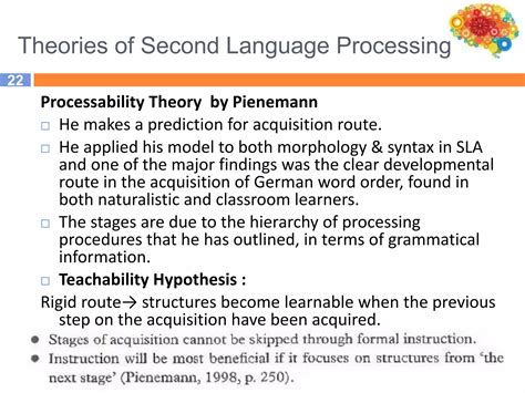 Cognitive Approaches To Second Language Acquisition Pptx
