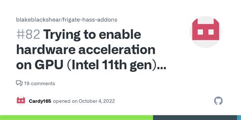 Trying To Enable Hardware Acceleration On Gpu Intel 11th Gen Just Get
