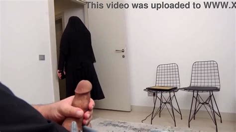 Ramrod Sec Hijab Verheiratete Dame Erwischt Mich Beim Wichsen Im