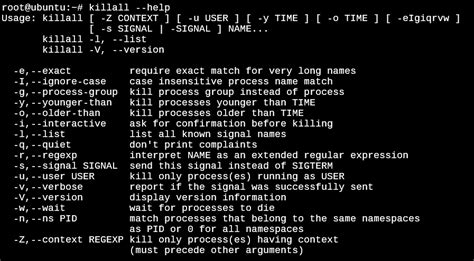 the killall command in linux linuxfordevices