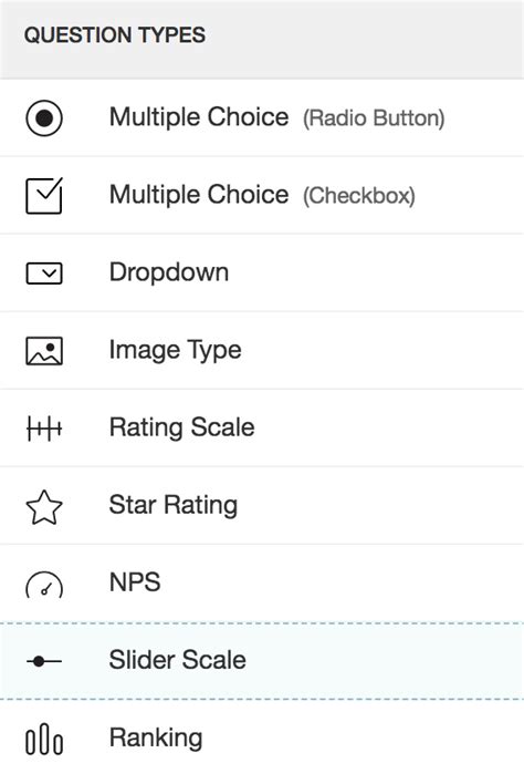 how to add and edit slider scale questions on zoho survey