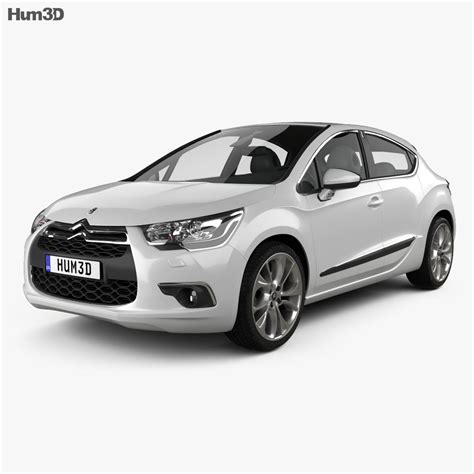 Citroen Ds4 2012 3d Model Download Hatchback On