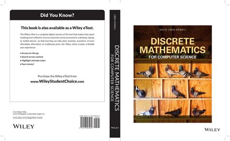 Ebook Pdf Discrete Mathematics For Computer Science By David Liben Nowell Pdf Download