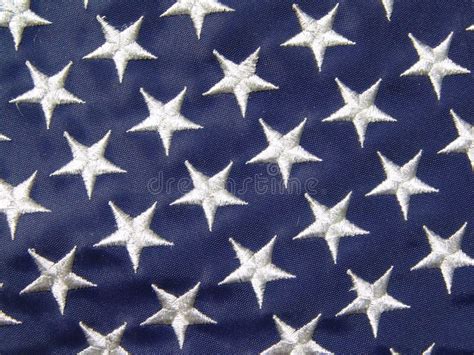 Estrelas Na Bandeira Imagem De Stock Imagem De Azul 11032317