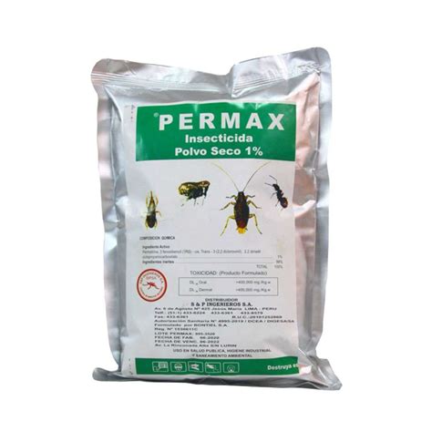 Permax 1 Bolsa De 1 Kg ǀ Insecticida En Polvo Seco ǀ Control De Plagas