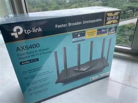 TP Link AX5400 Dual Band 6 Stream Gigabit Wifi 6 Router Computers Tech Parts Accessories