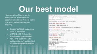 Fake News Detection Project PPTX