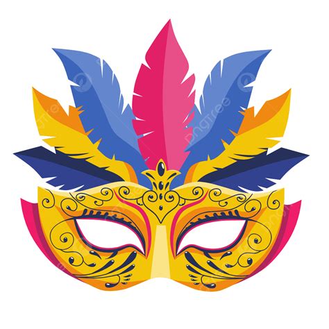 Ilustración De Vector De Máscara De Carnaval Png Dibujos Máscara De