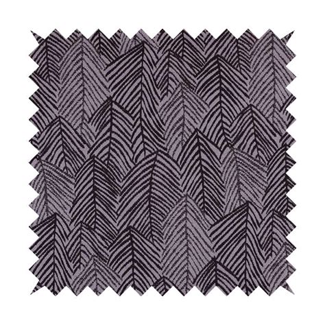 Piccadilly Collection Leaf Floral Pattern Woven Upholstery Purple Chen