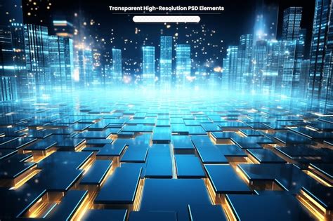 Premium Psd Concept Big Data Processing Centre Cloud Database Server Energy Station Future