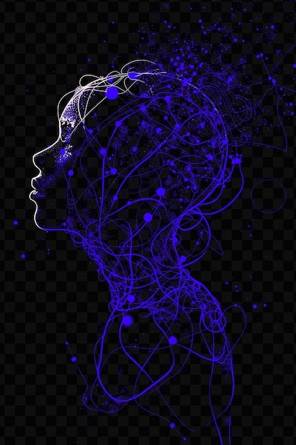 Premium Psd Neural Network Engineer With A Neural Lace In A Designing