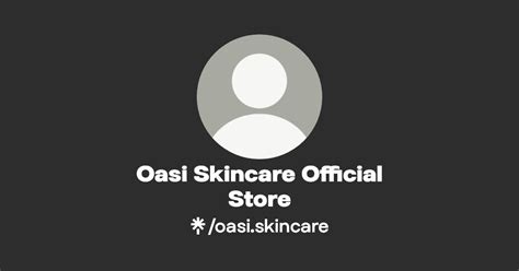 Oasi Skincare Official Store Instagram Linktree