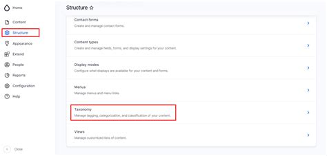 How To Create And Use Taxonomy In Drupal Bay20 Software