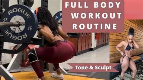 Full Body Gym Workout Get Toned And Sculpted Youtube