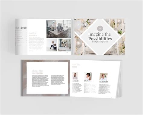 Event Planner Proposal Template Wedding Planner Canva Guide Event Management Birthday Party