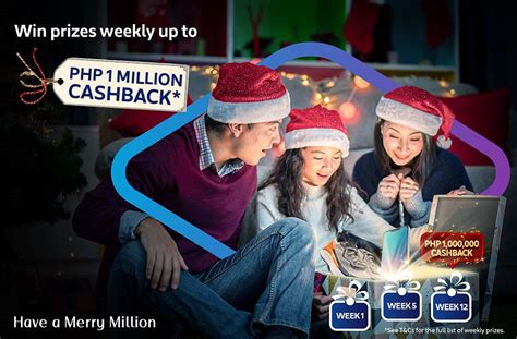 Have A Merry Million This Holiday Be The Grand Prize Winner Of Php 1 Million Cashback With