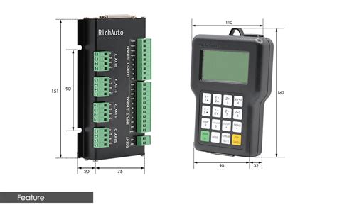 Richauto Dsp A11 Cnc Controller 3 Axis Motion Control