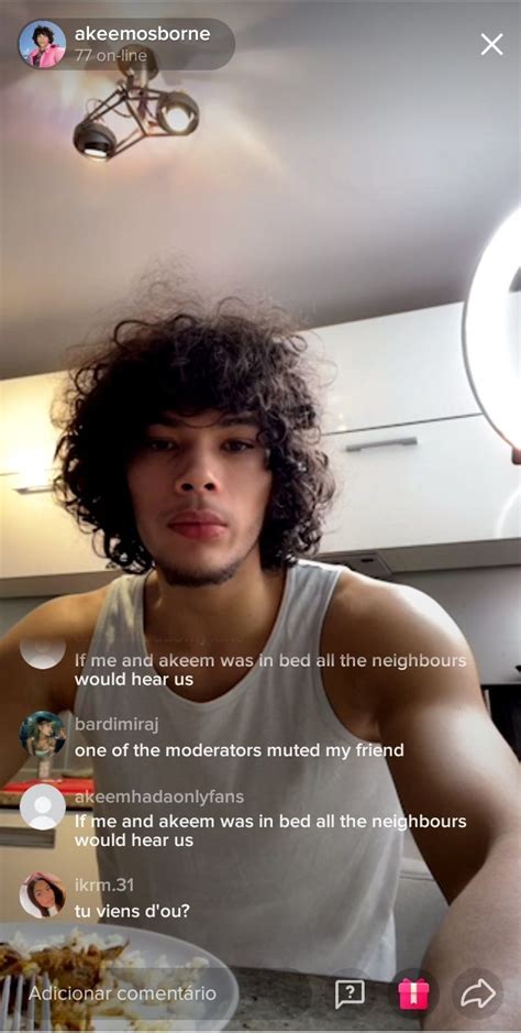 Akeem Osborne Tiktok Live Que Guapo