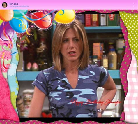 Jennifer Aniston S Birthday Celebration Happybday To