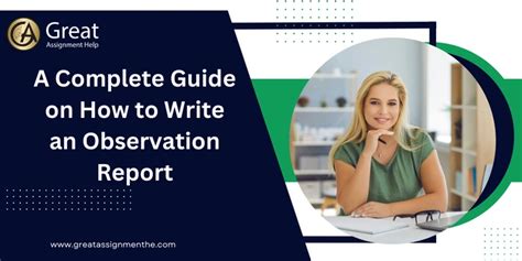 Learn How To Write An Observation Report