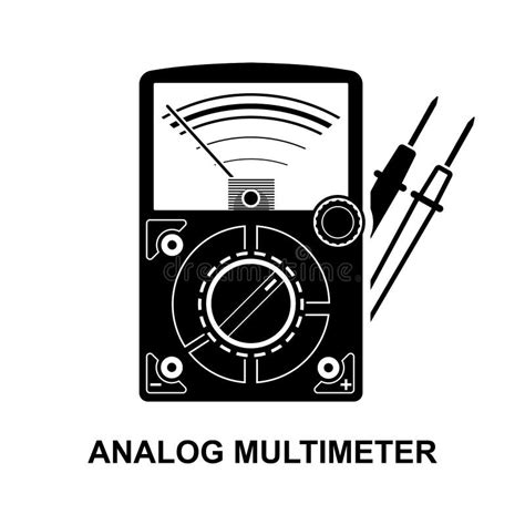 Analog Multimeter Icon Isolated On White Background Stock Illustration Illustration Of