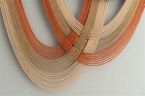 The Flow Wall Hanging Fiber Decor For Boho Homes A Nd Vertical Wall Art