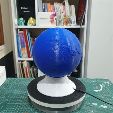 3d Printable Planet Lamp Earth 3d Print Ready Night Light Nasa