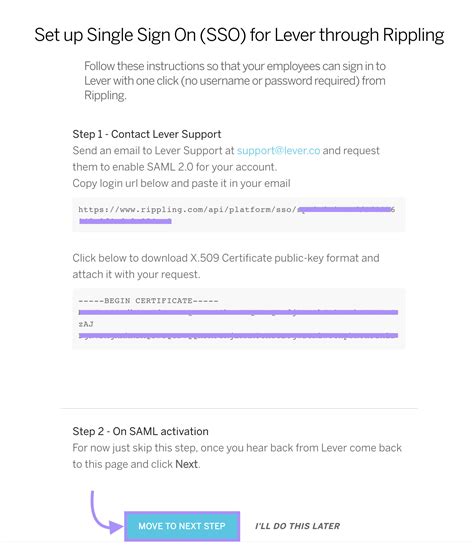 Enabling And Using The Rippling Integration Lever Support
