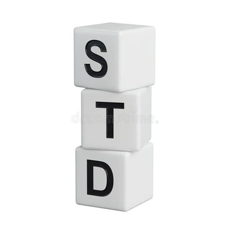 Std Sexually Transmitted Infections Text On Wooden Elements Medical