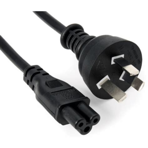 Au Ac Plug To Iec C5 1 8mtrs Cloverleaf Power Supplies Australia