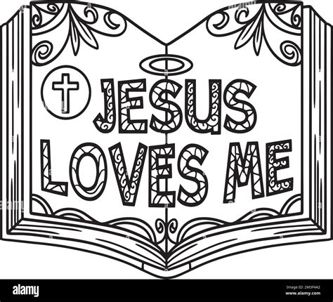 Jesus Loves Me Heart Coloring Page Coloring Pages
