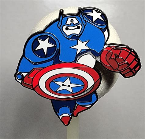 Capmax Mashup Captain America And Baymax Etsy