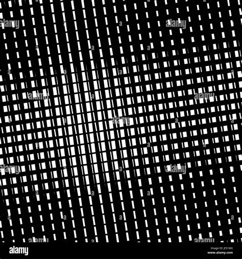 Geometric Black And White Texture Mesh Grid Pattern Of Lines Stock