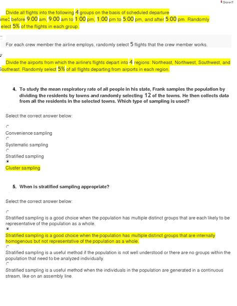 solution 1 math 225 wk 1 assignment comparing sampling methods q and a
