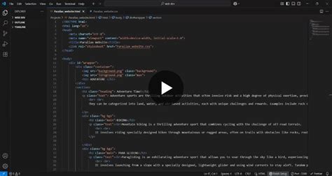 Built A Parallax Website With Html And Css On Github Pages Somil