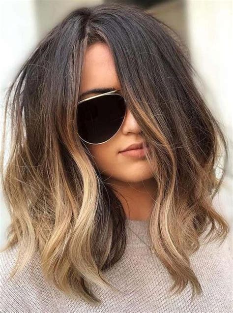 Mind Blowing Dark To Lighter Brown Hair Color On Medium Length Hair