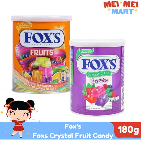 Foxs Foxs Crystal Fruit Candy 180g Shopee Philippines