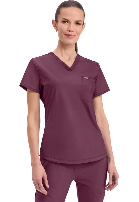 Cherokee Form Womens Scrubs Top Tuckable V Neck Ck819