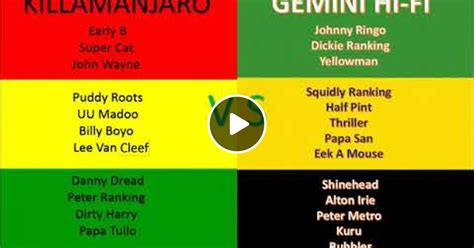 Killamanjaro V Gemini Discoskateland Kingston Jamaica Jan 1984 By