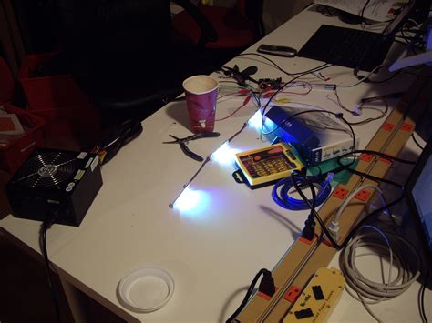 Led Bars An Arduino A Little Chip And A Moon Bean Coffee Hacklabto