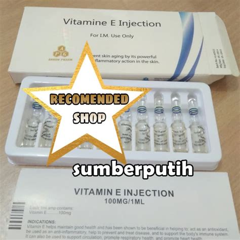 Vitamin E Injection Injek Inject Vit Arrow Arow Jual Beli Saling Untung