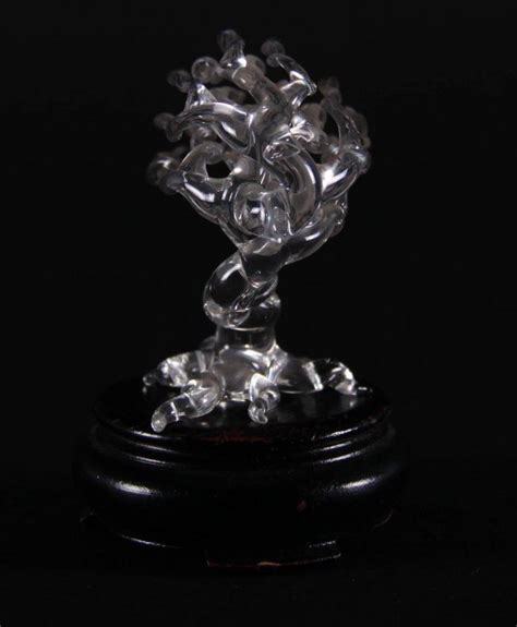 Blown Glass Tree Sculpture Blowing In The Wind On Small