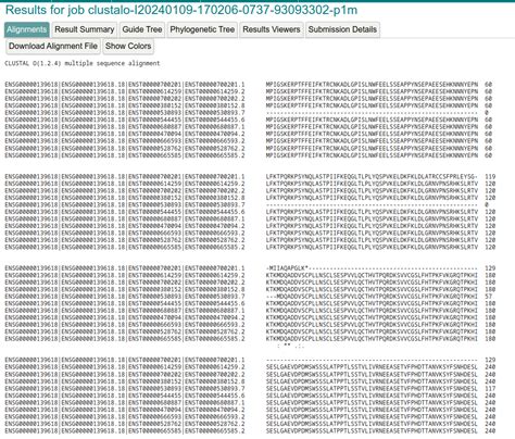 what is the best way to acquire protein isoform sequence alignment