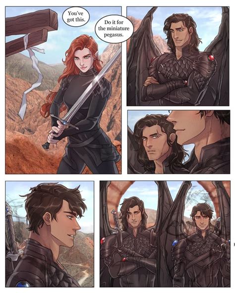Acosf Chapter 60 Art Comic Featuring Gwyn Cassian And Azriel Part 1