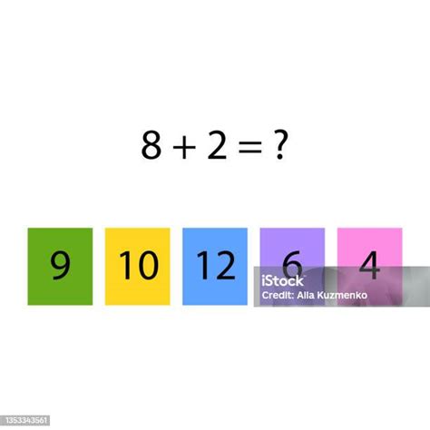 접이식 트레이너 정답을 선택합니다 추가 테이블 누락된 숫자를 입력합니다 논리 게임 수학에 어린이 교육 포스터 다채로운 큐브와