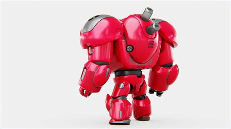 Toy Bot Groomy Rigged Cgtrader