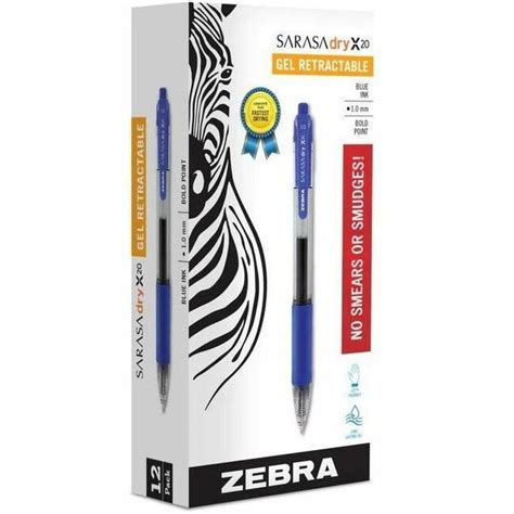 Zebra Sarasa Dry X20 Retractable Gel Pen