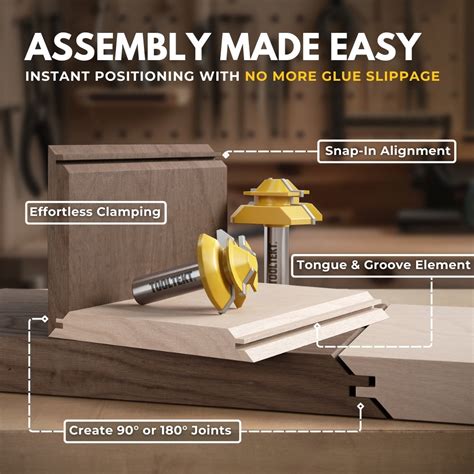 Timberlock® 45° Lock Miter Router Bit 1 2 Shank Tooltekt