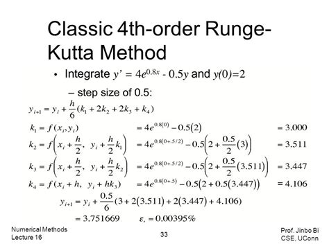 Runge Kutta Method 4th Order Solved Examples Pdf At Ebony Heritage Blog