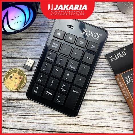 jual keyboard numeric wireless mtech m tech keypad numerik angka di